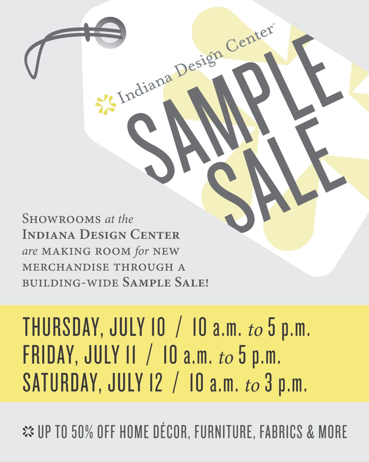 IDC Sample Sale 2025 - Indiana Design Center